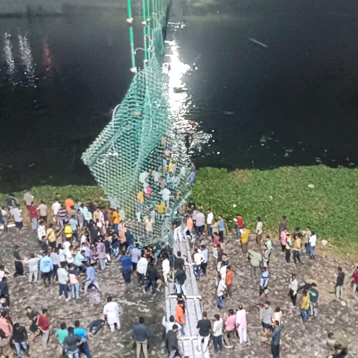 In Pics | How the Gujarat Morbi Bridge Collapse Tragedy Unfolded - News18