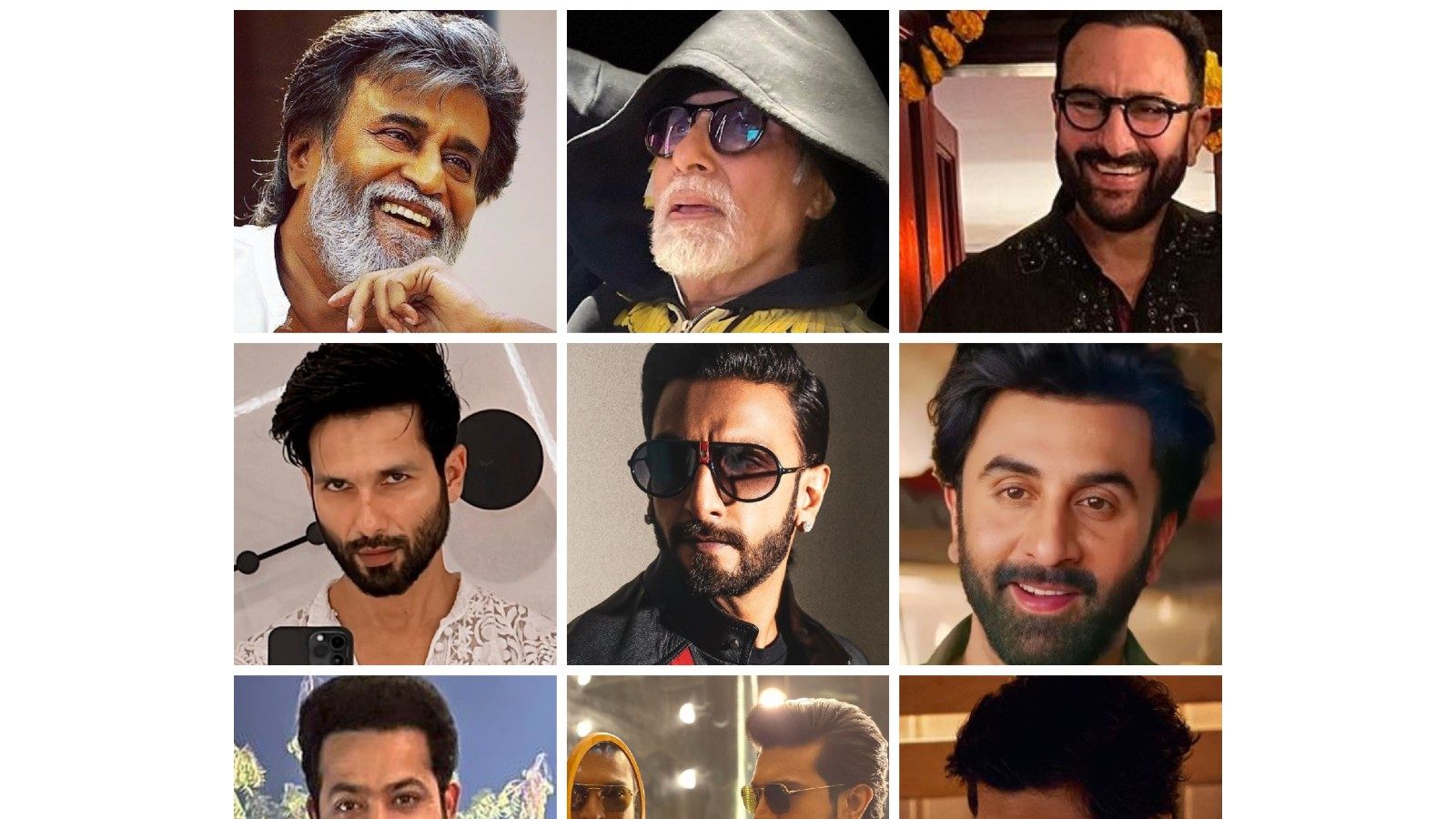 No-Shave November 2022: Amitabh, Rajinikanth to Ranveer Singh, Ram Charan and Jr NTR, 10 Actors ...