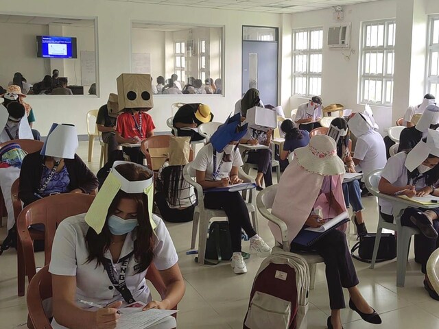 Philippines Engineering College Students Wear 'Creative Anti-Cheating ...