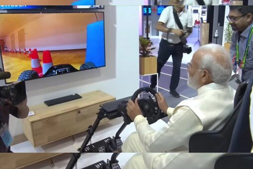 Watch: PM Modi Drives Car in Sweden from India Remotely Using 5G ...