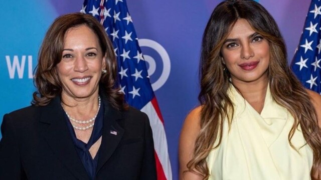 Priyanka Chopra Shares Pics With US VP Kamala Harris, Reveals Her ...