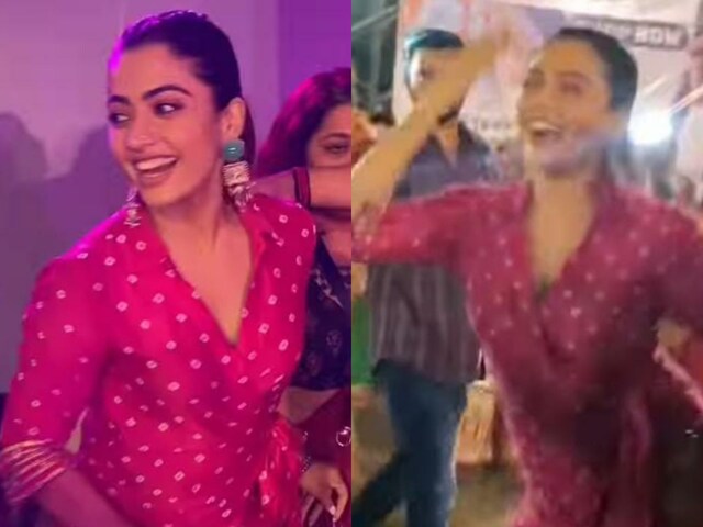 Rashmika Mandana Gives Garba A Pushpa Twist, Performs Saami Saami Step ...