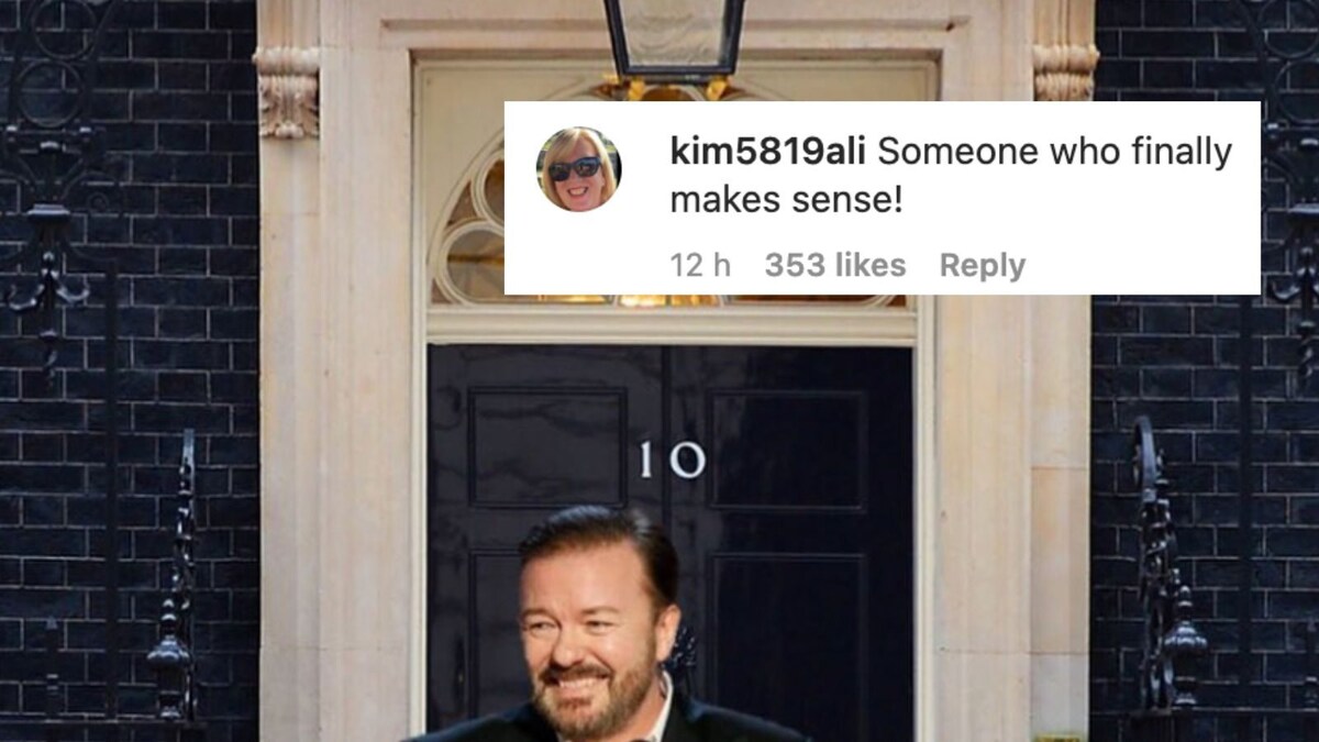 Ricky Gervais Has Elected Himself as the New UK PM and His Fans are ...