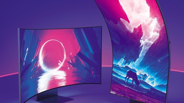 Samsung Odyssey Ark Gaming Monitor With 55-Inch 4K Display Launched ...