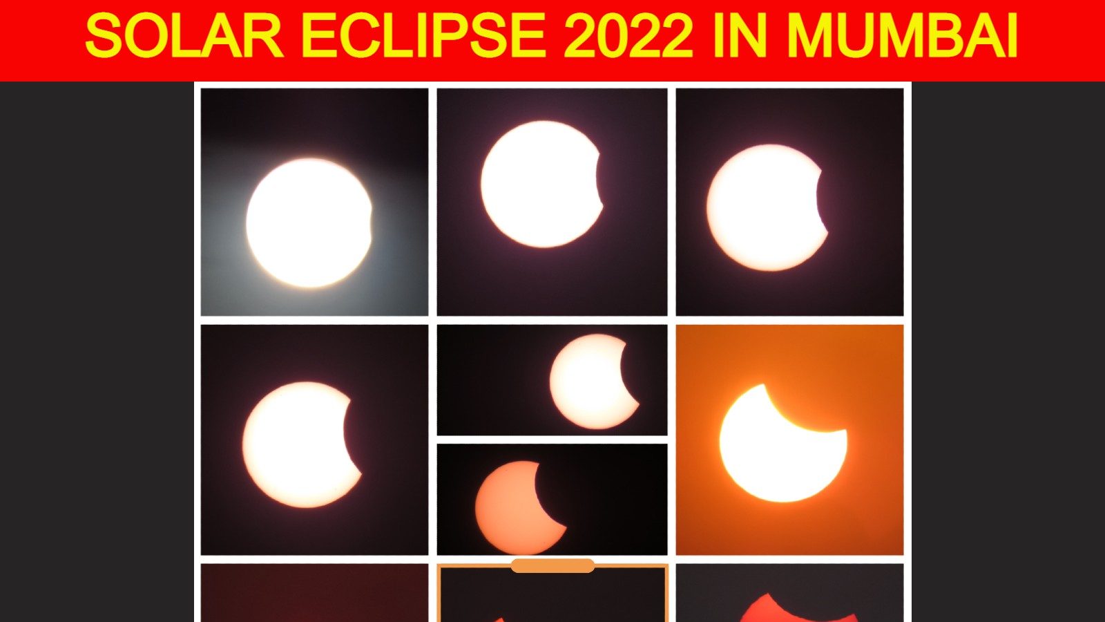 Solar Eclipse 2022: Minute-By-Minute Pics Of Surya Grahan Seen From Mumbai - News18