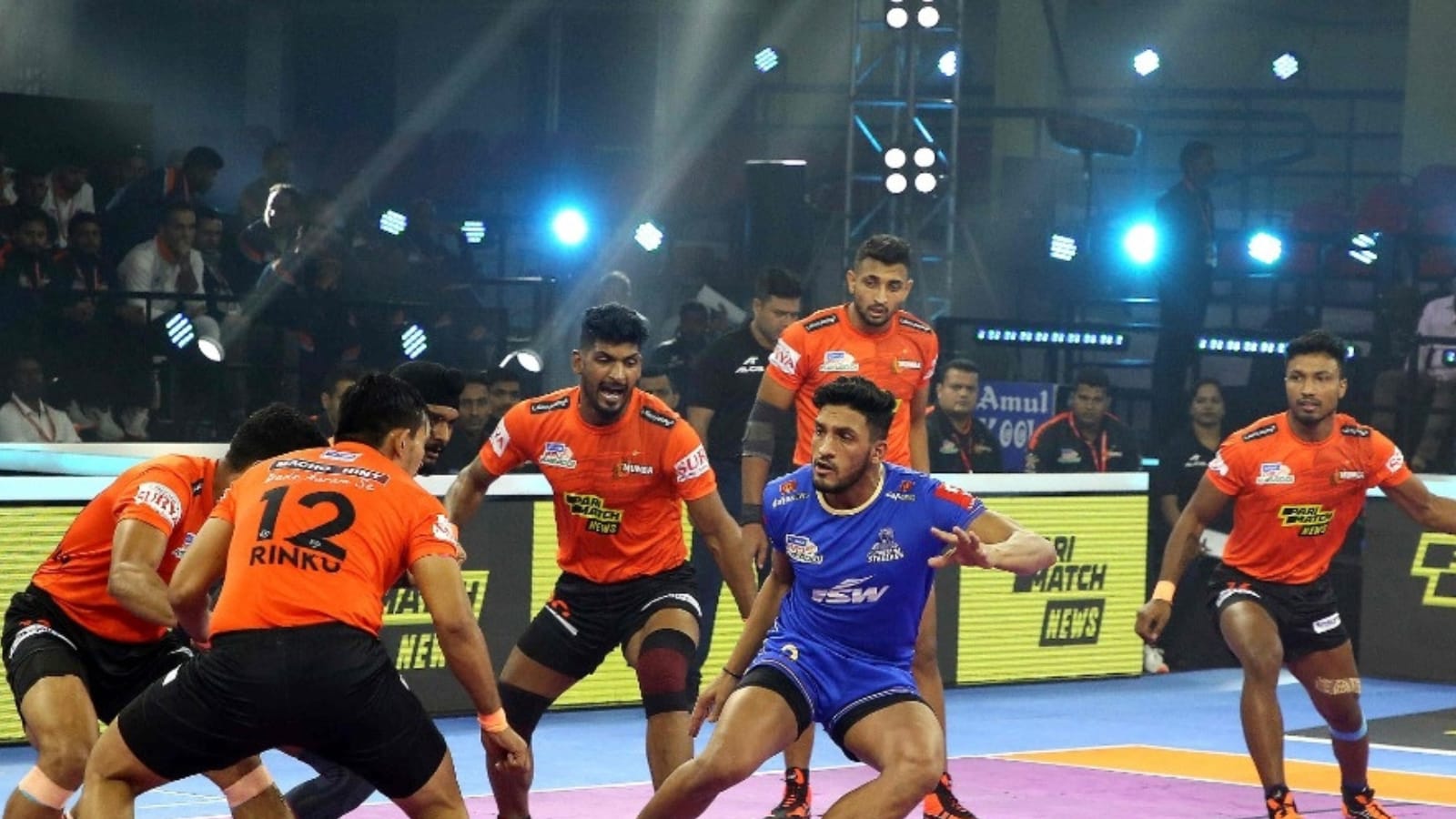 PKL 9: Guman Singh Leads U Mumba to Thrilling Victory over Haryana ...