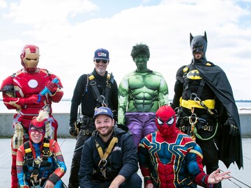 Window Cleaners Dress Up as Superheroes at Canadian Hospital to ...