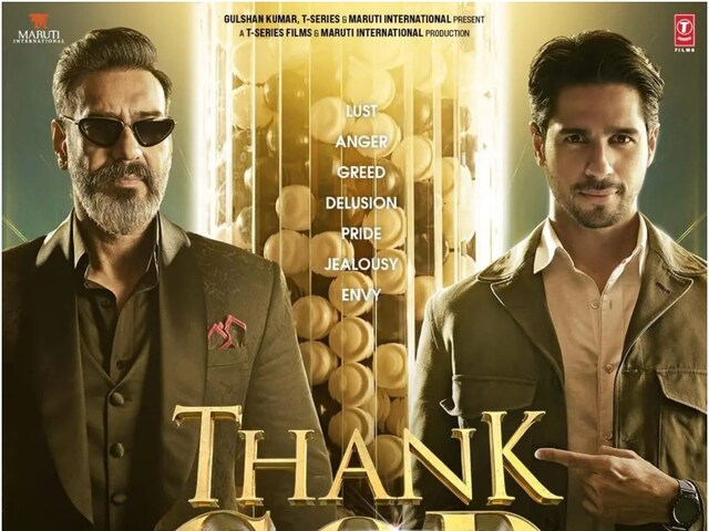 Thank God Box Office Day 1: Ajay Devgn And Sidharth Malhotra Film Off to Slow Start, Earns Rs 9 ...