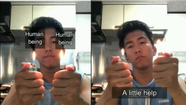 Watch: Man's Touching Message Through Lighter Trick Strikes Chord With ...