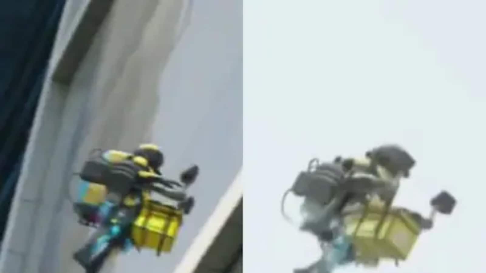 Watch: Man Uses Jetpack To Deliver Food in Saudi Arabia | Buzz News ...