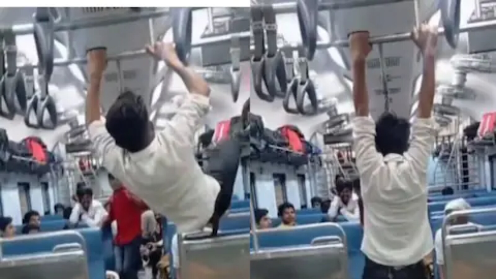 Watch: Man Uses Pilates Technique To Reach His Seat in Crowded Train ...