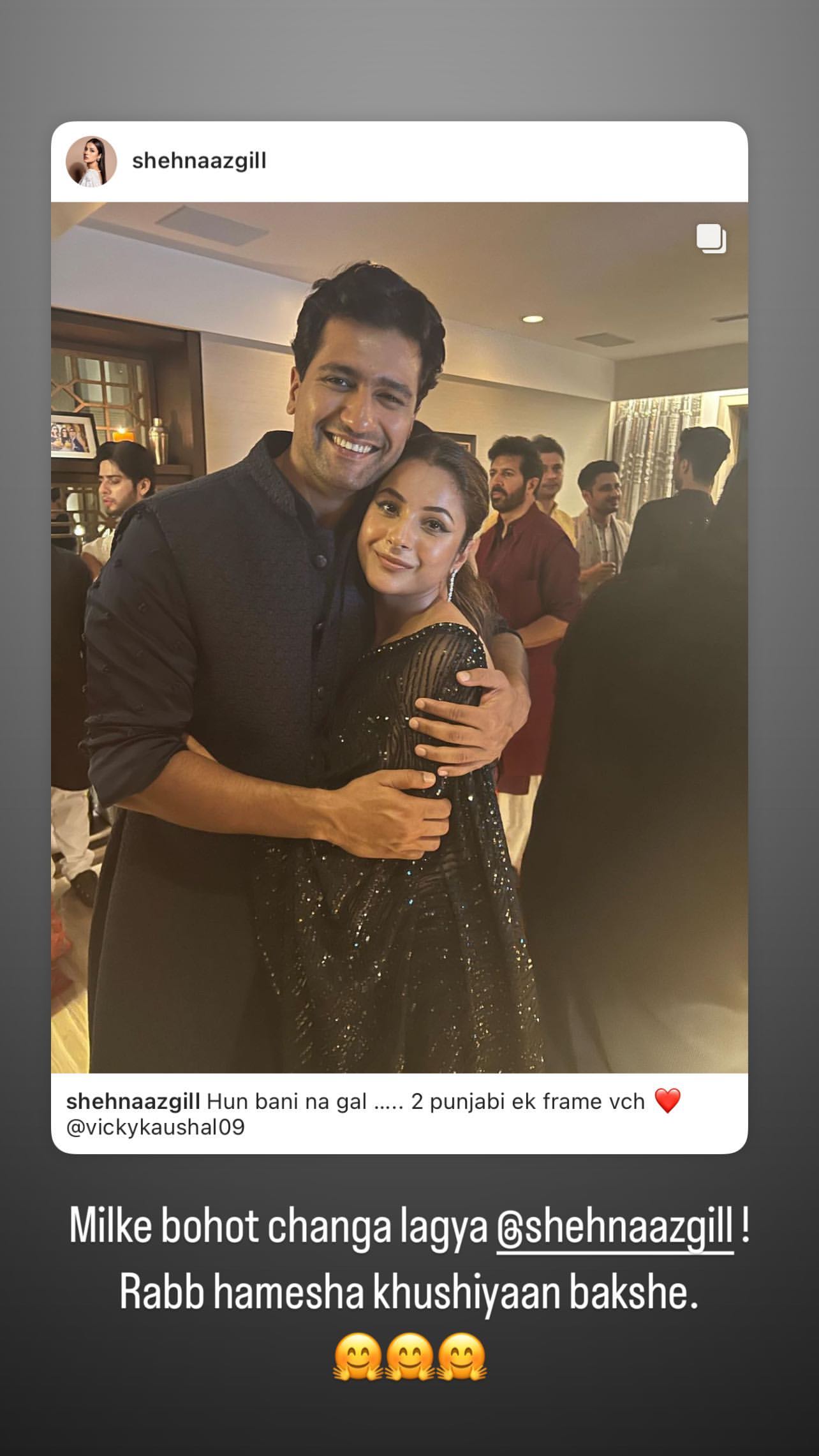 Do Punjabi Ek Frame Vich! Shehnaaz Gill and Vicky Kaushal Are All ...