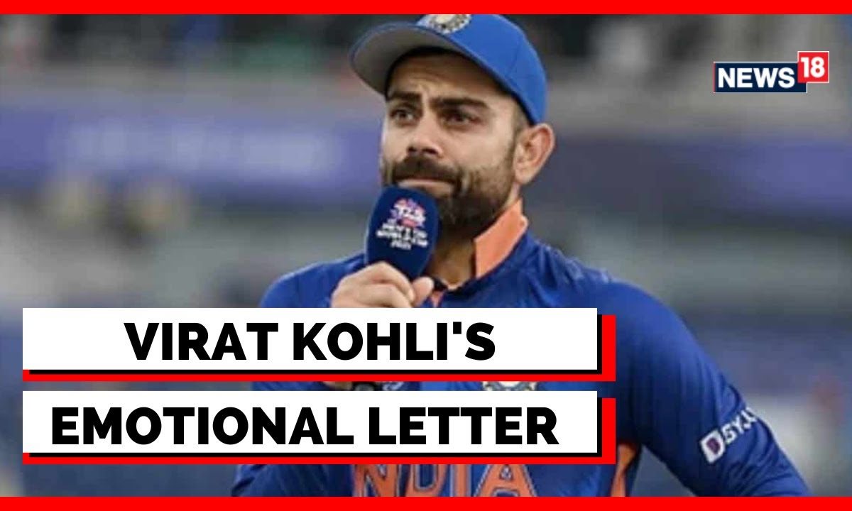 T20 World Cup 2022 | Virat Kohli Pens Down Emotional Letter After India ...