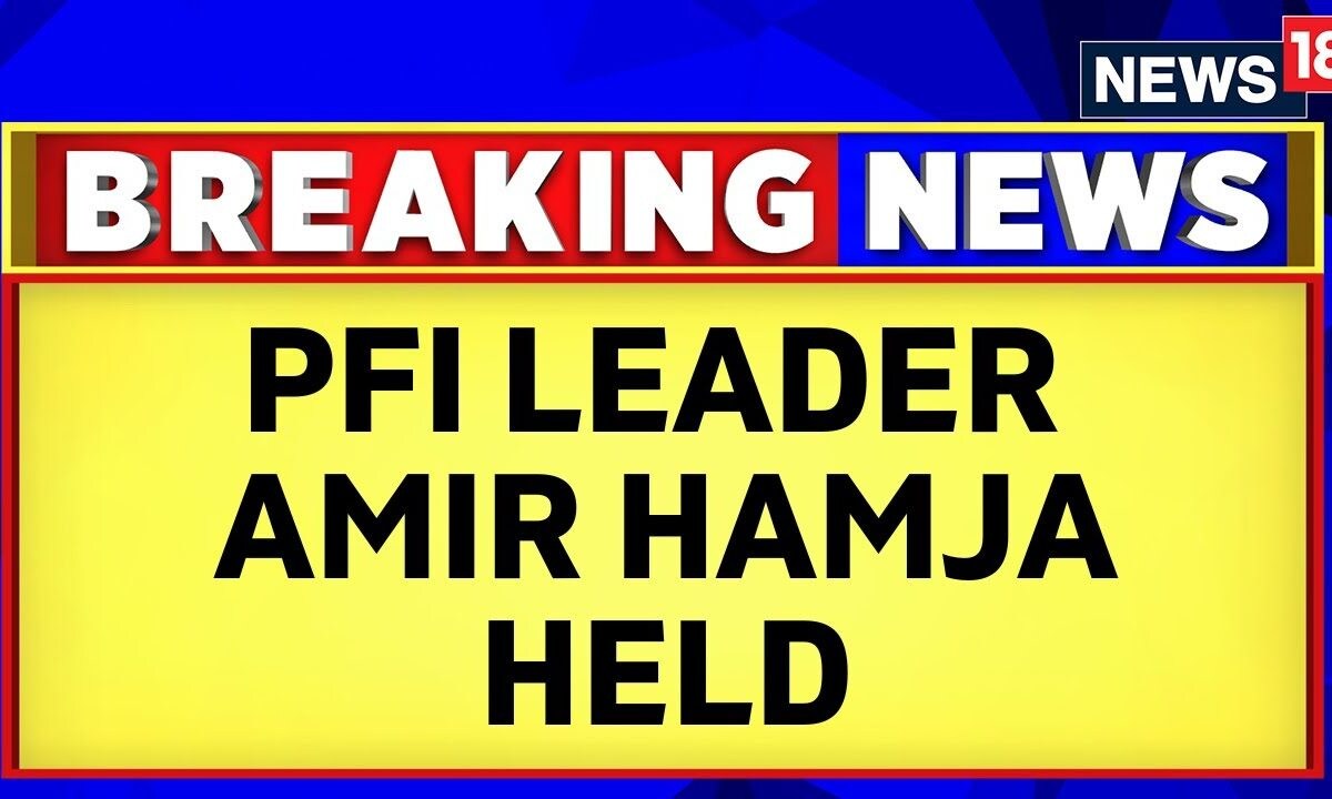 Karnataka News | Amir Hamja, The Leader Of Campus Front Of India, Has ...