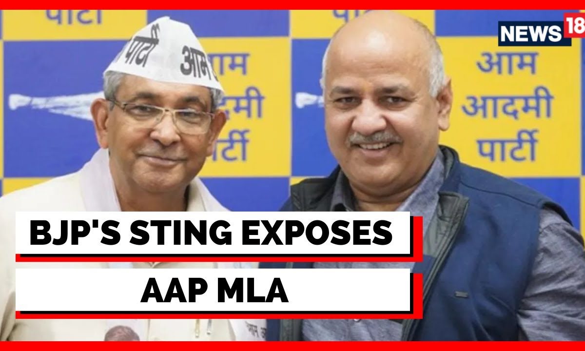 BJP Vs AAP: Sambit Patra Releases Sting On AAP MLA Mukesh Goel | Delhi ...