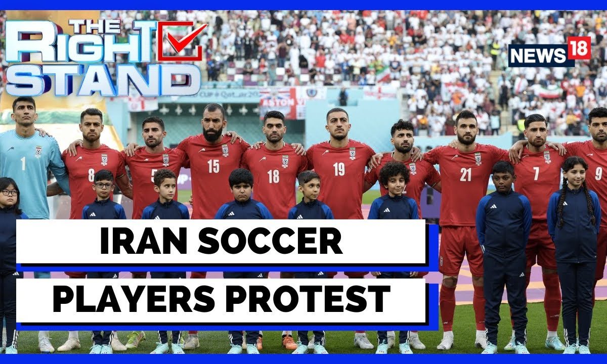 FIFA World Cup 2022 | FIFA World Cup | Iran Soccer Players Stand With ...