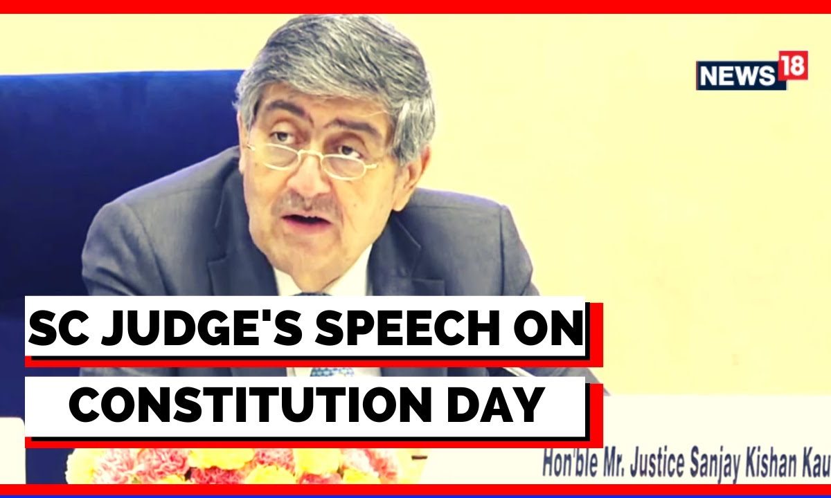 Justice Sanjay Kishan Kaul On Constitution Day 2022 | Justice Supreme ...