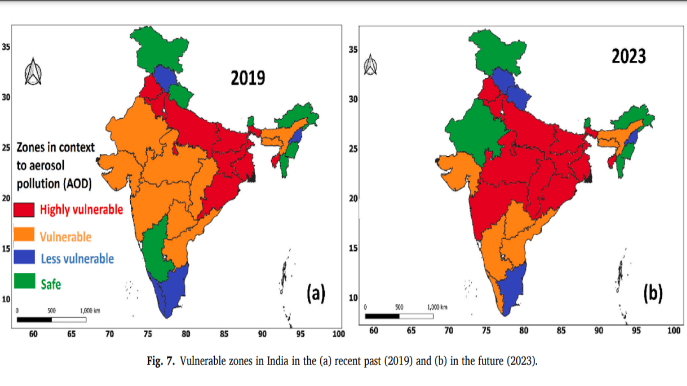 Future Tense for Bengal, Bihar in Aerosol Pollution in 2023; Punjab ...