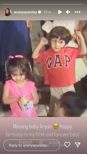 Ananya Panday Wishes Her 'Baby Aryan' Khan On His Birthday With An ...