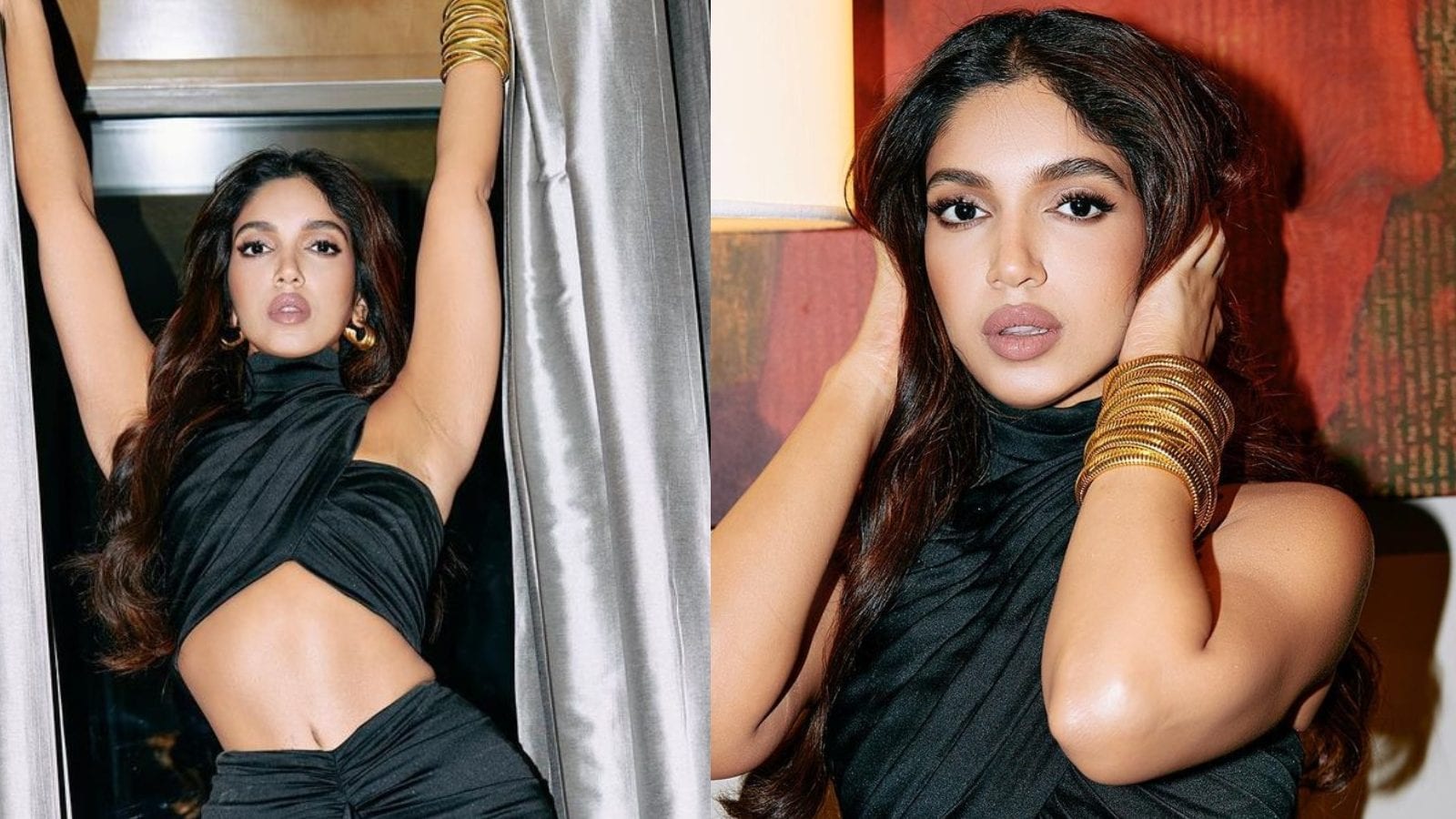 Bhumi Pednekar Flaunts Super Toned Midriff In Black Crop Top, Netizens ...