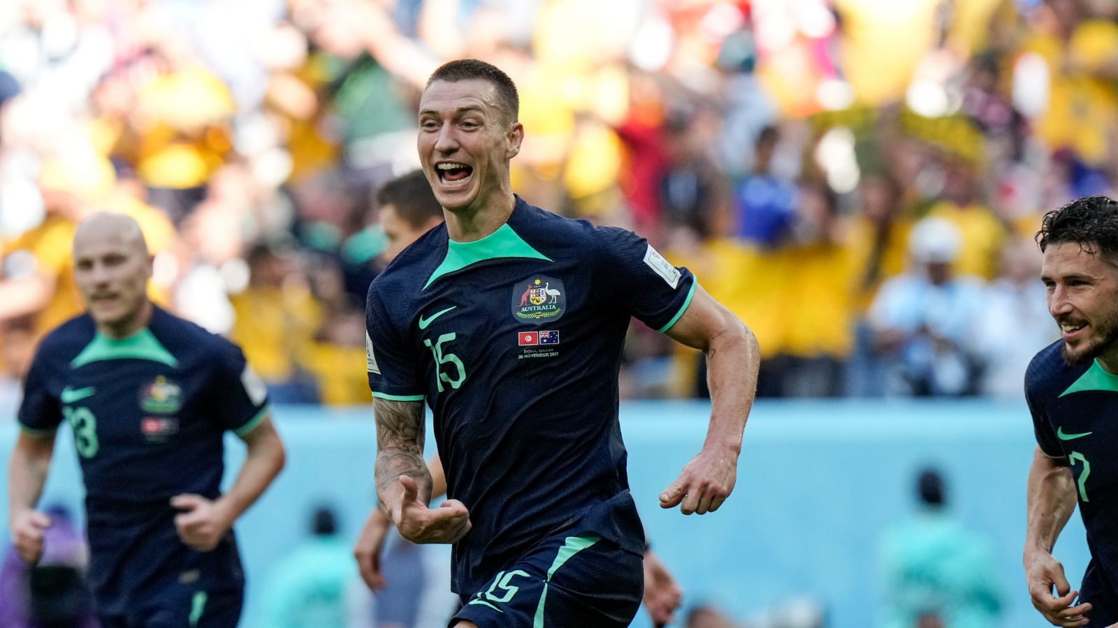 FIFA World Cup 2022: Mitchell Duke Strikes as Australia Beat Tunisia 1 ...