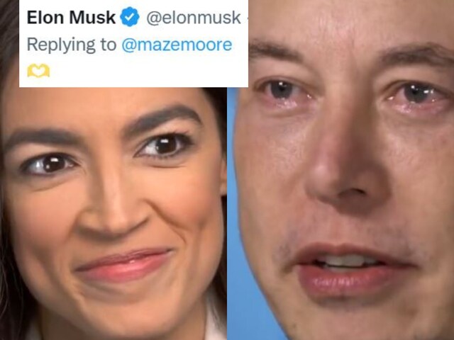 Elon Musk and AOC's 'Chemistry' in Parody Video Gets a Heart From Twitter Boss - News18