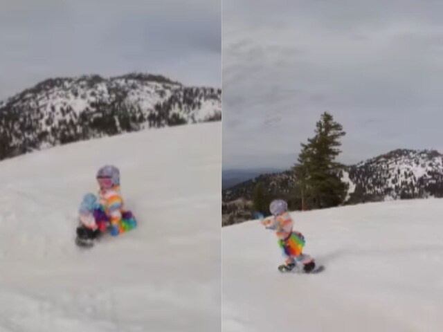 ‘One, Two, Buckle My Shoe!’ Little Girl Sings During Snowboarding ...