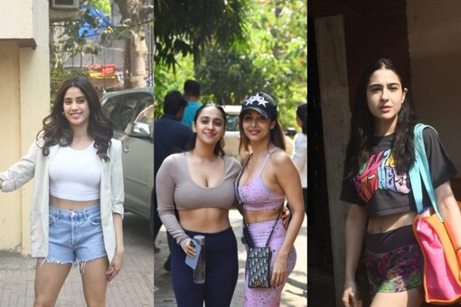 Malaika Arora, Neha Sharma, Janhvi Kapoor, Others Hit the Gym After Weekend Party, See Pics - News18
