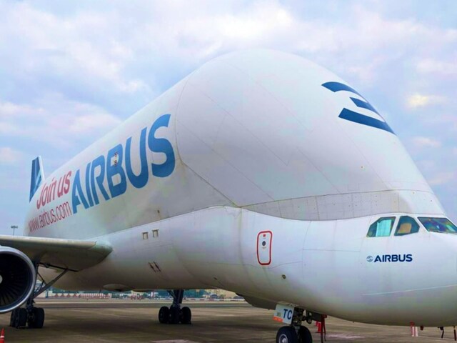 Airbus Beluga Makes Rare Landing in Kolkata as Passengers Spot Whale ...