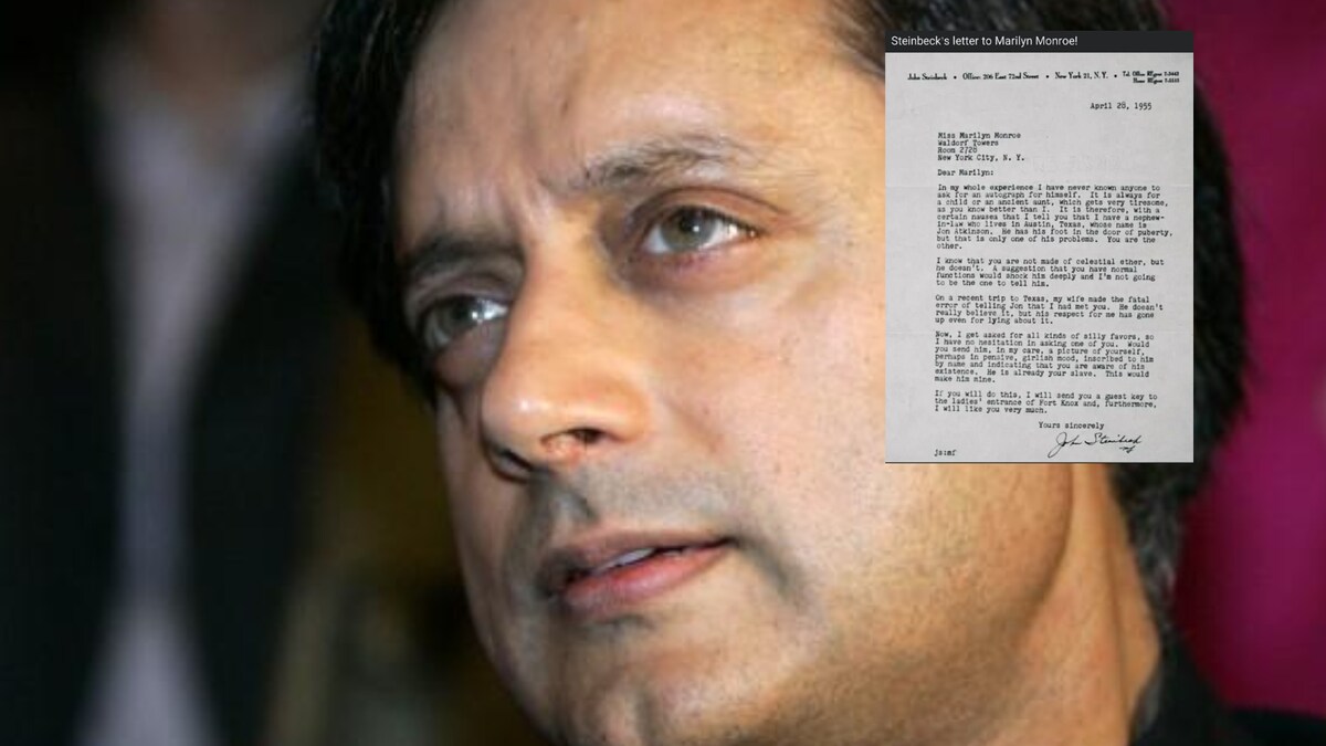 'Worth Savouring': Shashi Tharoor Shares Letter Written by Author John ...