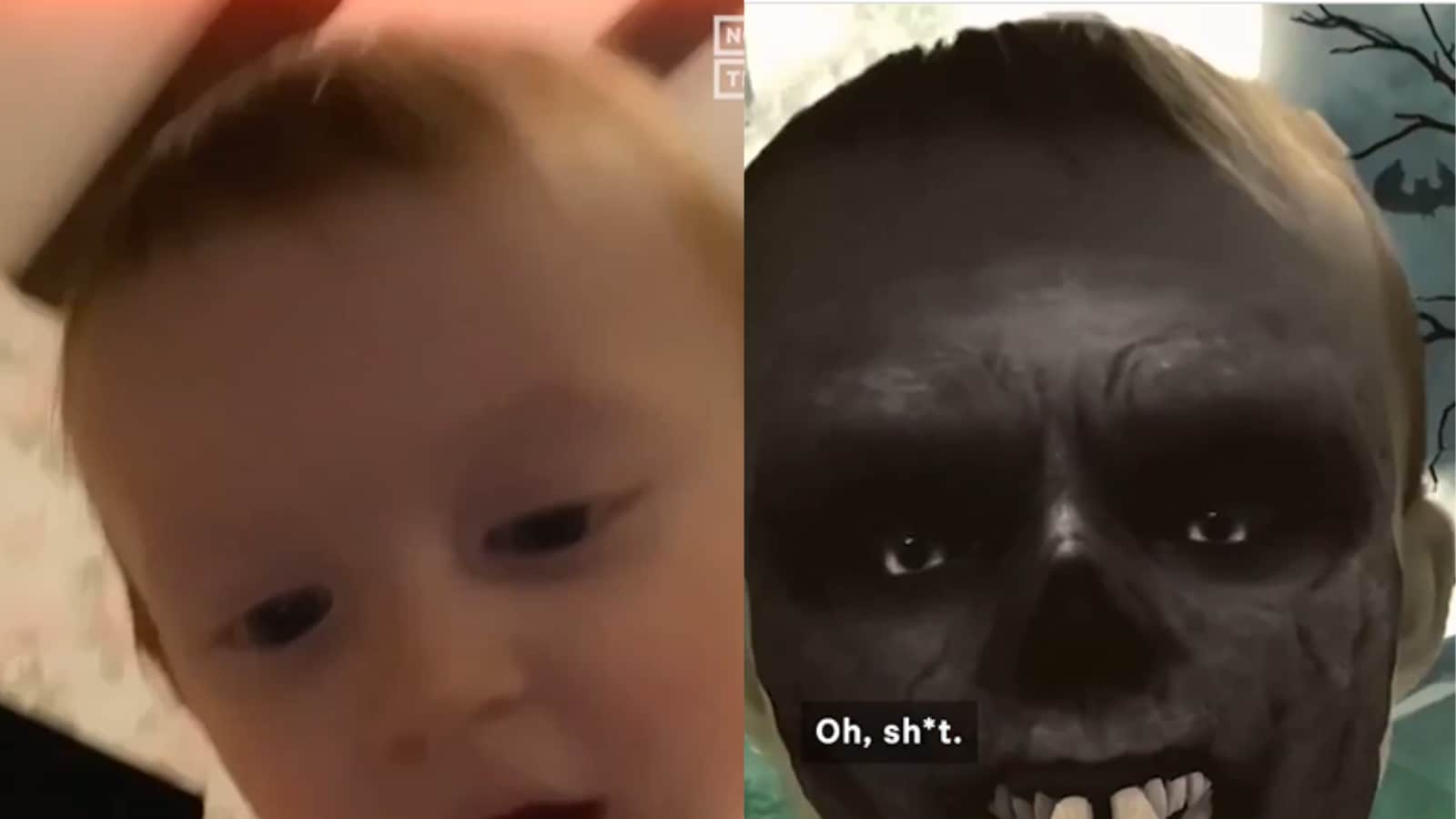 WATCH: Toddler's Reaction After Seeing Her Face Transformed by Snapchat ...