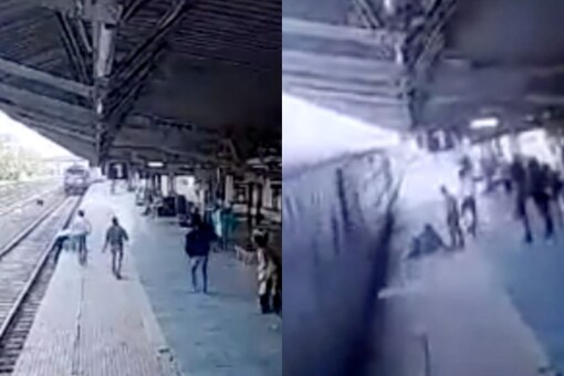 WATCH: Alert Station Master Saves Woman From Being Run Over by Train in ...
