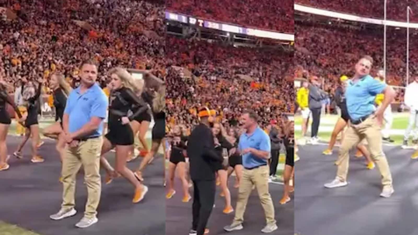 Watch: Security Guard Joins Cheerleaders, Wows US Football Fans With ...
