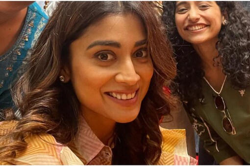 Shriya Saran Looks Stunning in Multi-coloured Ruffle Frock; Check Pics ...