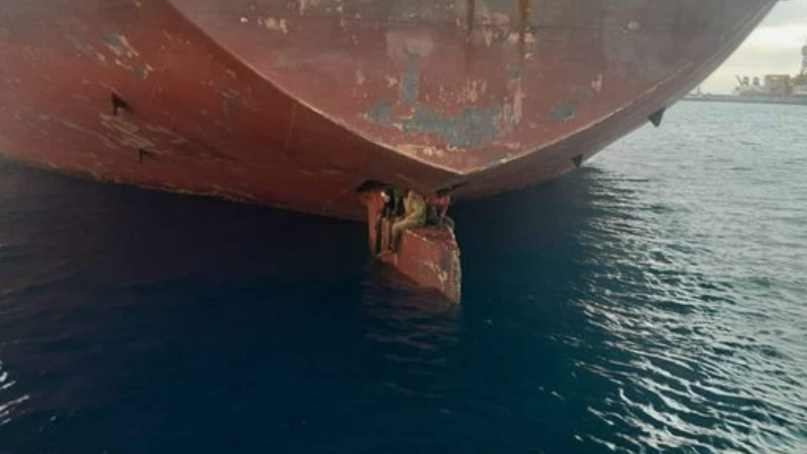 Three Men Travel on Ship’s Rudder from Nigeria to Canary Islands ...