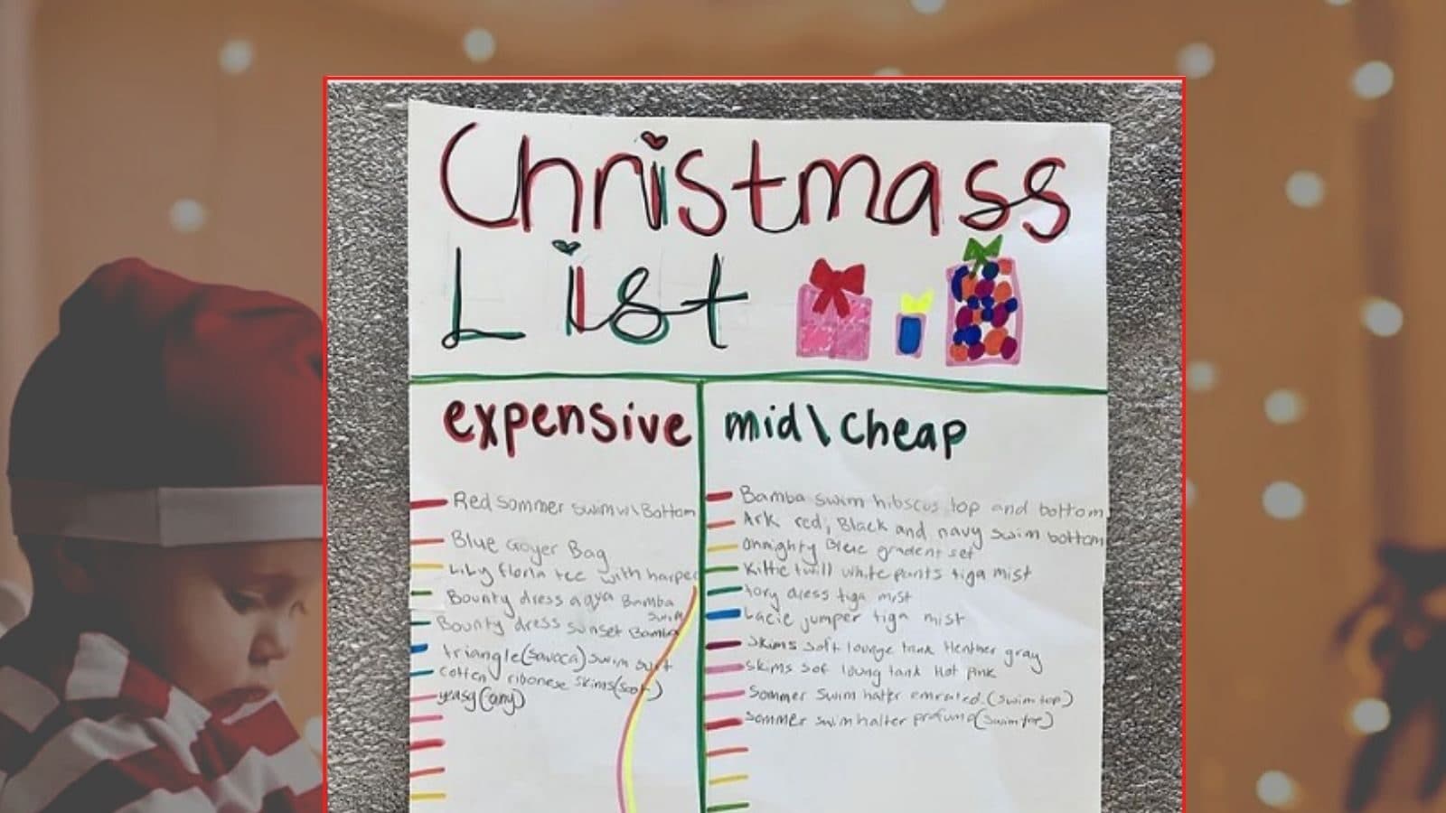 Mum Shares 11-Year-Old Daughter’s ‘Expensive’ Christmas List, Here’s ...