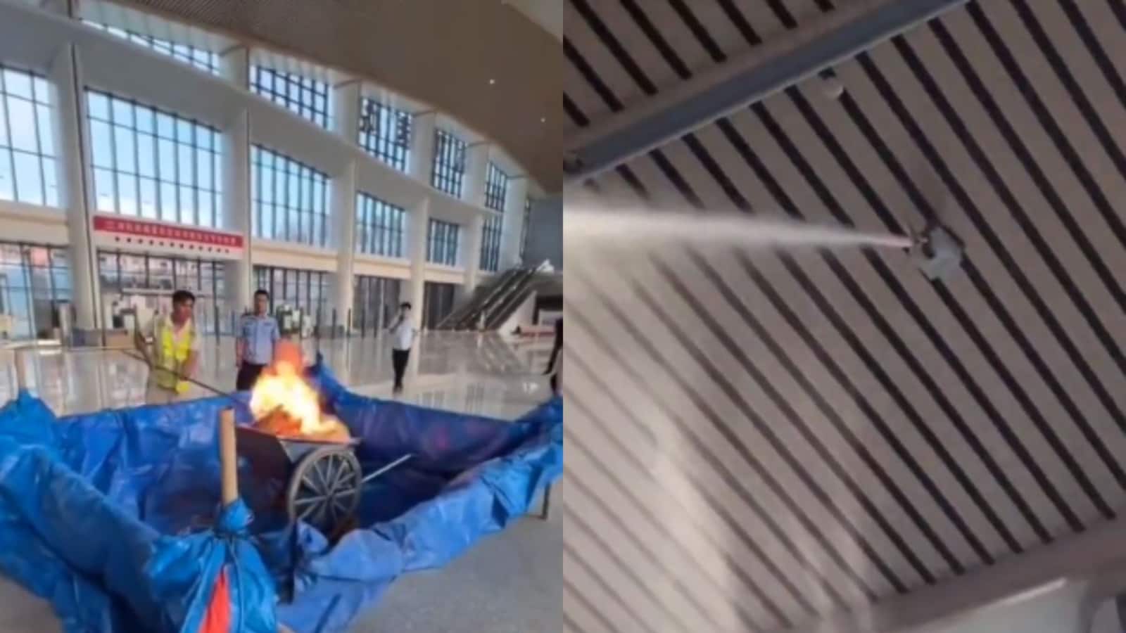 Watch: This AI-Powered Sprinkler Aims And Extinguishes Fire; Netizens ...