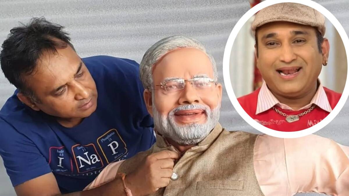 Mayur Vakani Shares Pics Of His Latest Artwork; It's a PM Modi ...