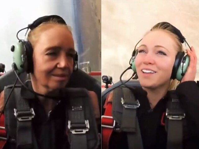 Viral Video Shows Effect of G-Force on This Female Pilot’s Face - News18