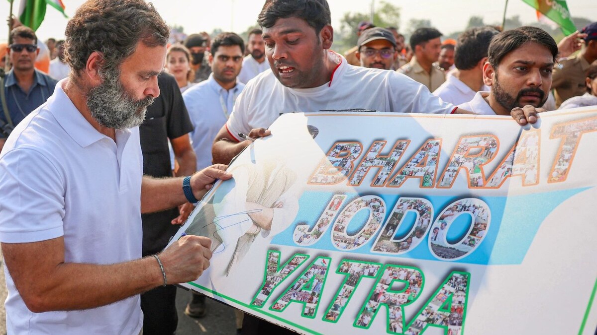 Bharat Jodo Yatra Resumes from Kherli Lala on Last Day of Haryana Leg ...