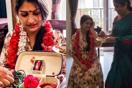 Watch: Divya Shridhar Gets Surprise Baby Shower From Sevvanthi Co-Stars ...