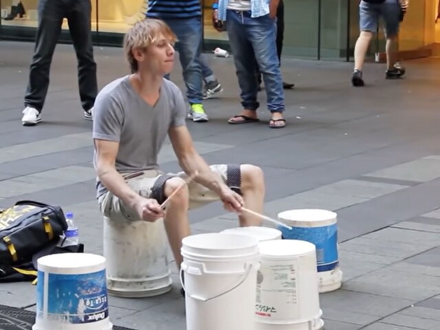 Watch: Man Plays Upbeat Music With Just Buckets, Leaves Internet ...