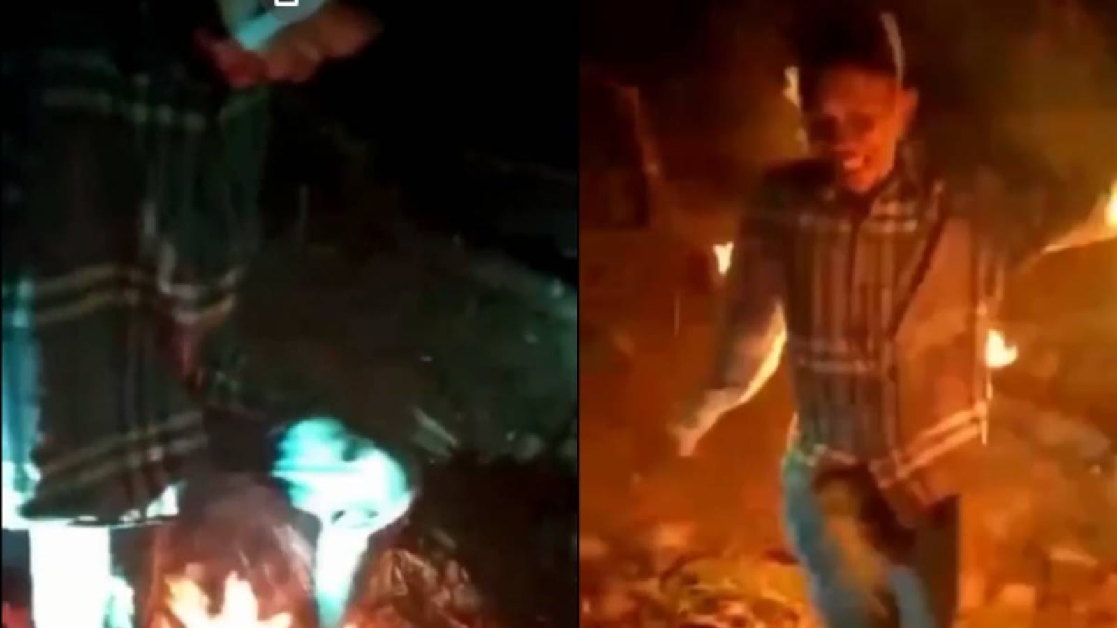 Watch: Man Jumps, Dances Over Fire And Then... | Buzz News - News18