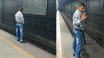 Man Filmed Urinating on Delhi Metro Track, Says 'Zyada Ho Gaya' | Buzz ...