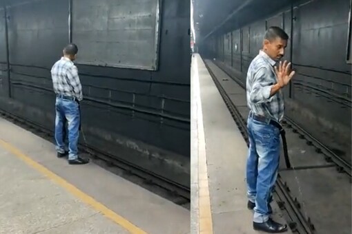 Man Filmed Urinating on Delhi Metro Track, Says 'Zyada Ho Gaya'
