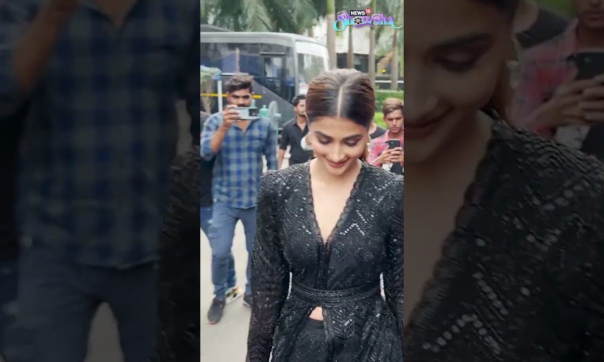 Pooja Hegde looks gorgeous and turns heads as she walks down the # ...