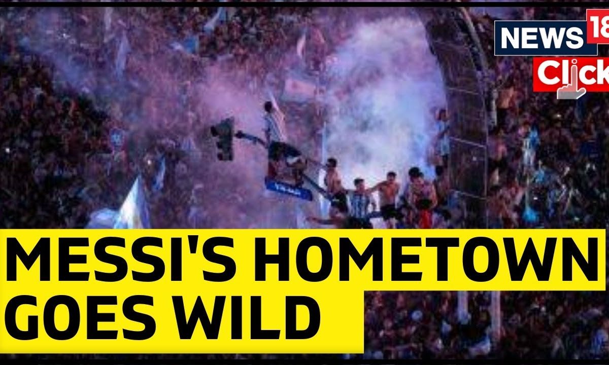 Argentina Win World Cup 2022 | Celebrations In Messi's Hometown In ...
