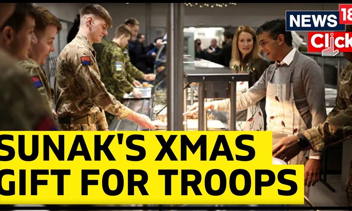 UK PM Rishi Sunak | Rishi Sunak Serves British Troops Christmas Dinner ... UK PM Rishi Sunak | Rishi Sunak Serves British Troops Christmas Dinner ...