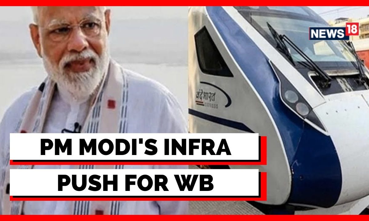 PM Modi News | PM Modi Virtually Flags Off Howrah-New Jalpaiguri Vande Bharat Express | News18 ...