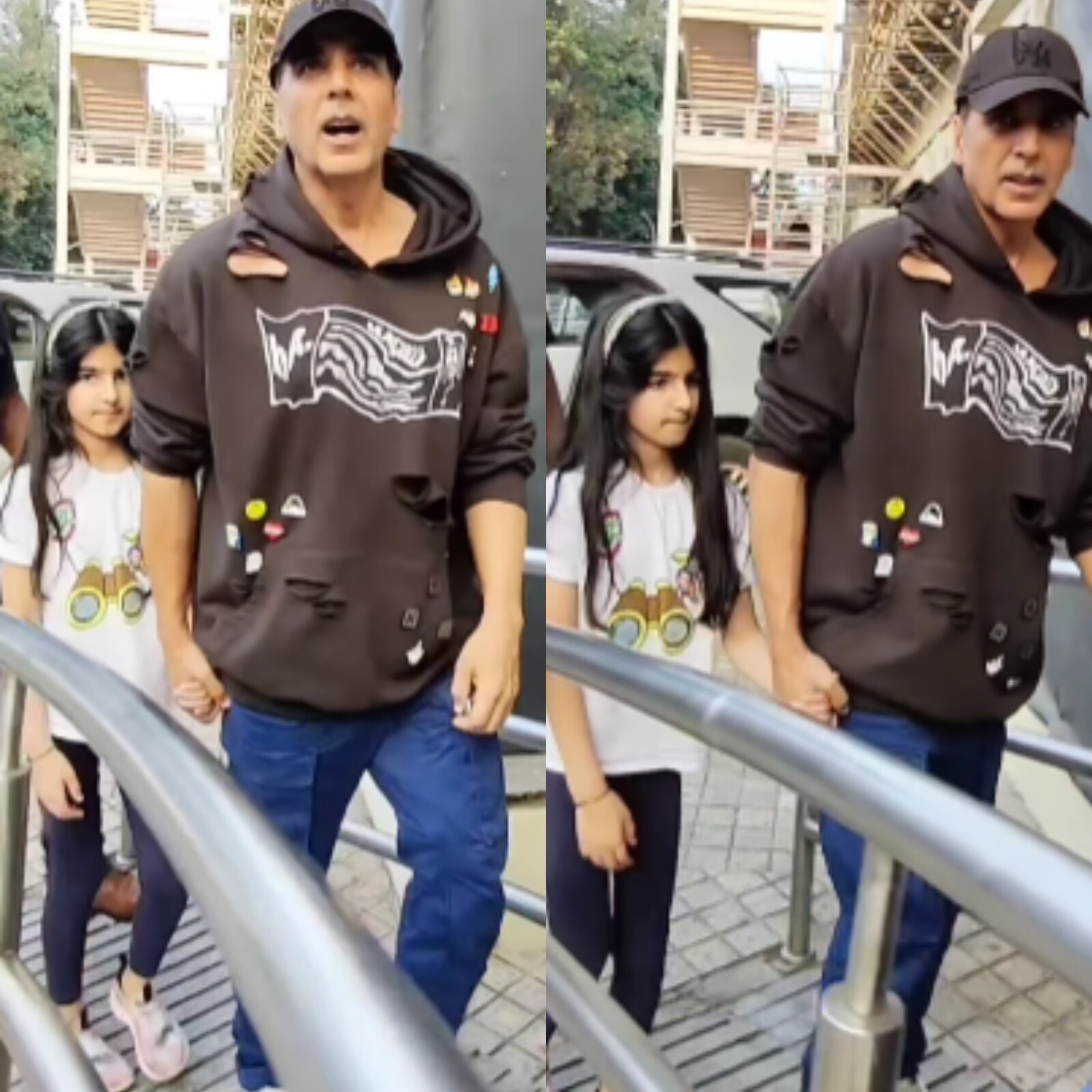 Akshay Kumar With His Daughter